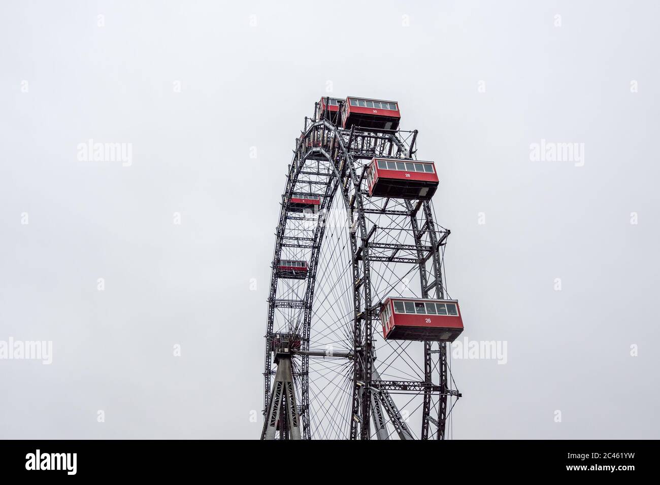 Vienna Giant Ferris Wheel (Wiener Riesenrad) in Prater, Vienna, Austria ...
