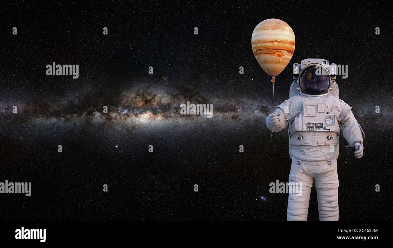 Astronaut In Jupiter
