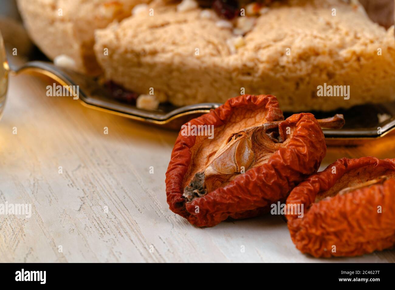 Close up of a turkish dessert halva Stock Photo - Alamy