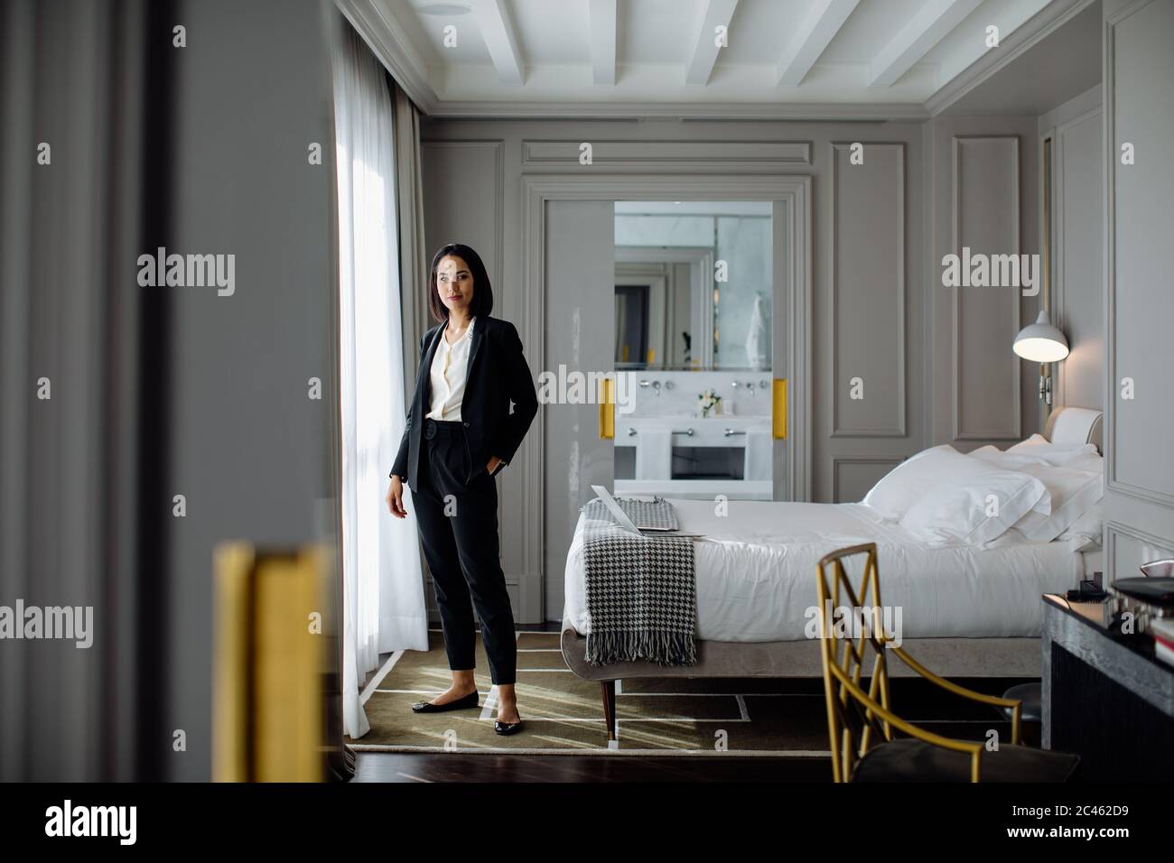 Bed beside window hi-res stock photography and images - Alamy