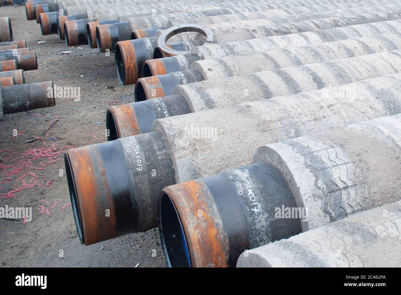 Construction pipelines one hi-res stock photography and images - Alamy