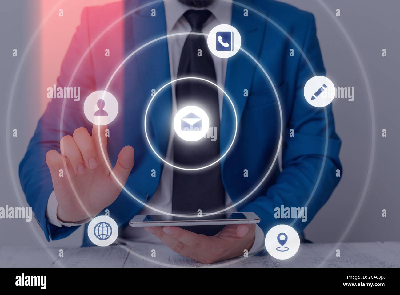 Information Digital Technology Network Connection Infographic Elements ...