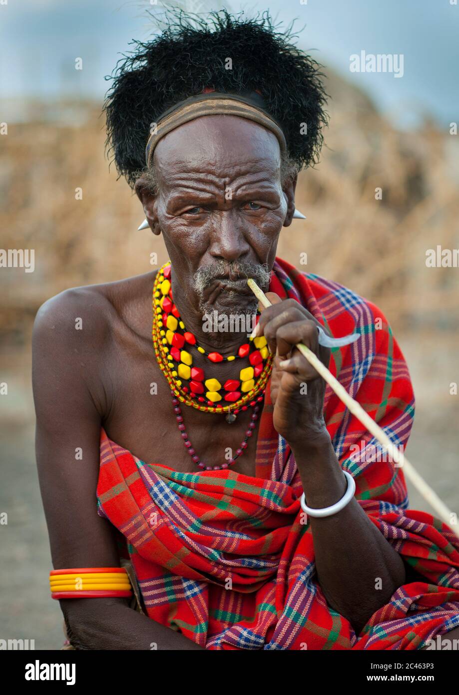 Turkana tribesman hi-res stock photography and images - Alamy