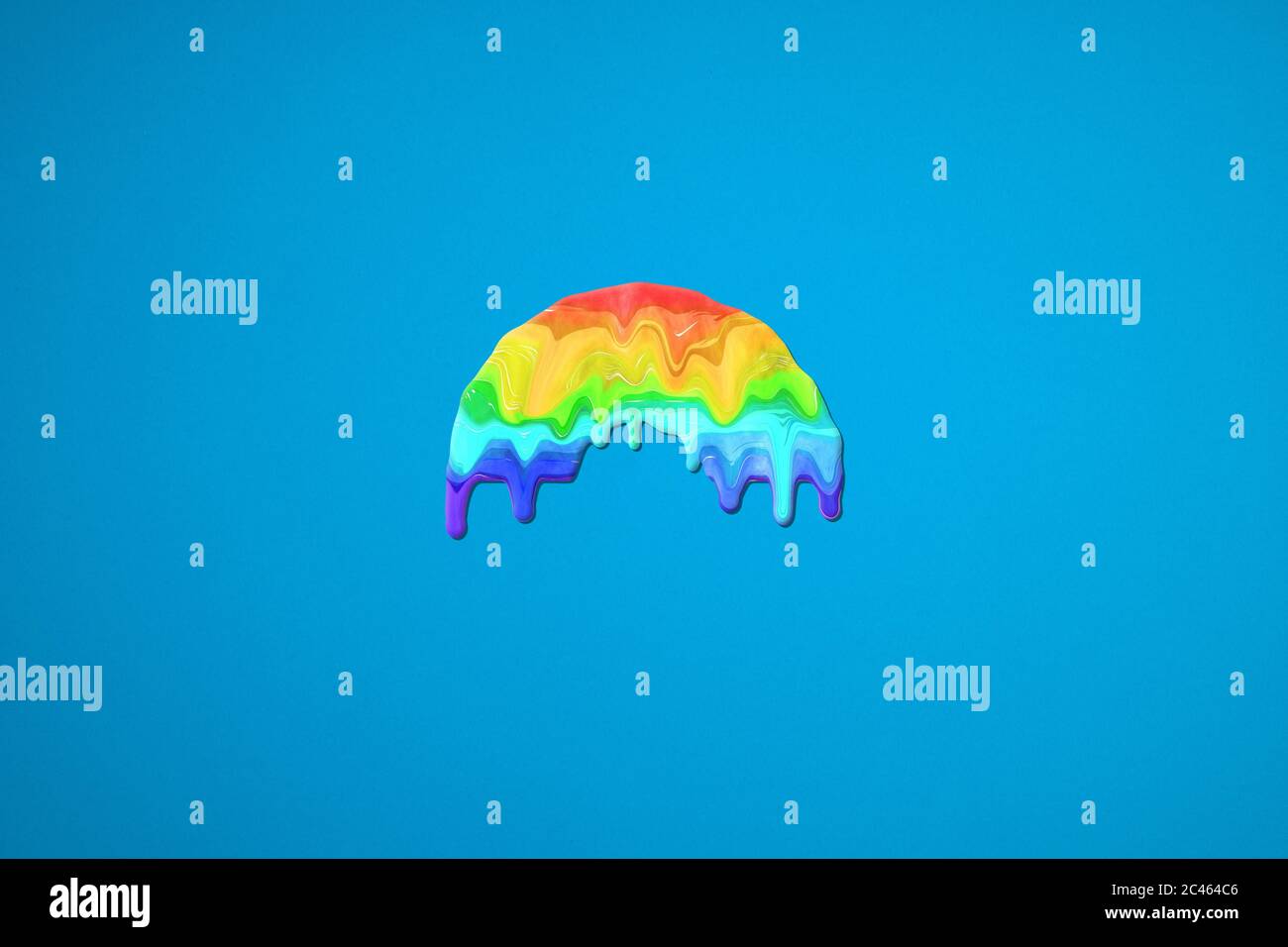 Dripping paint rainbow hi-res stock photography and images - Alamy