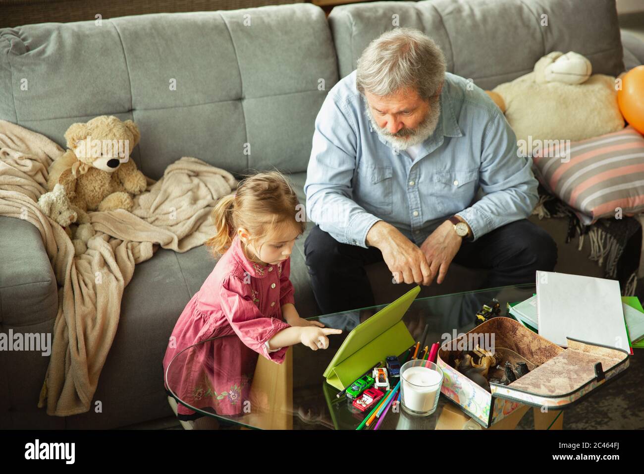Family gadgets hi-res stock photography and images - Alamy