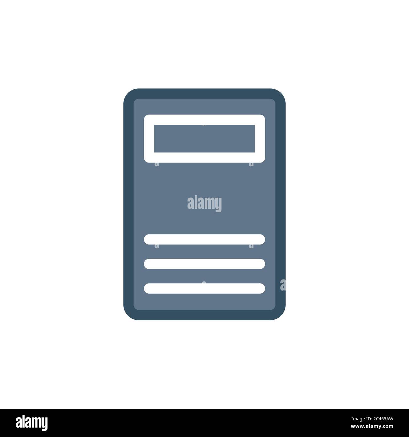 Computer case vector flat icon personal computer desktop tower ...