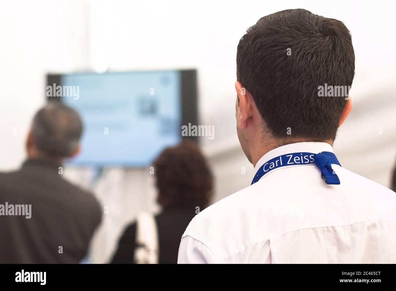 MEXICO CITY - January 29, 2014: Carl Zeiss brand event "We make it ...