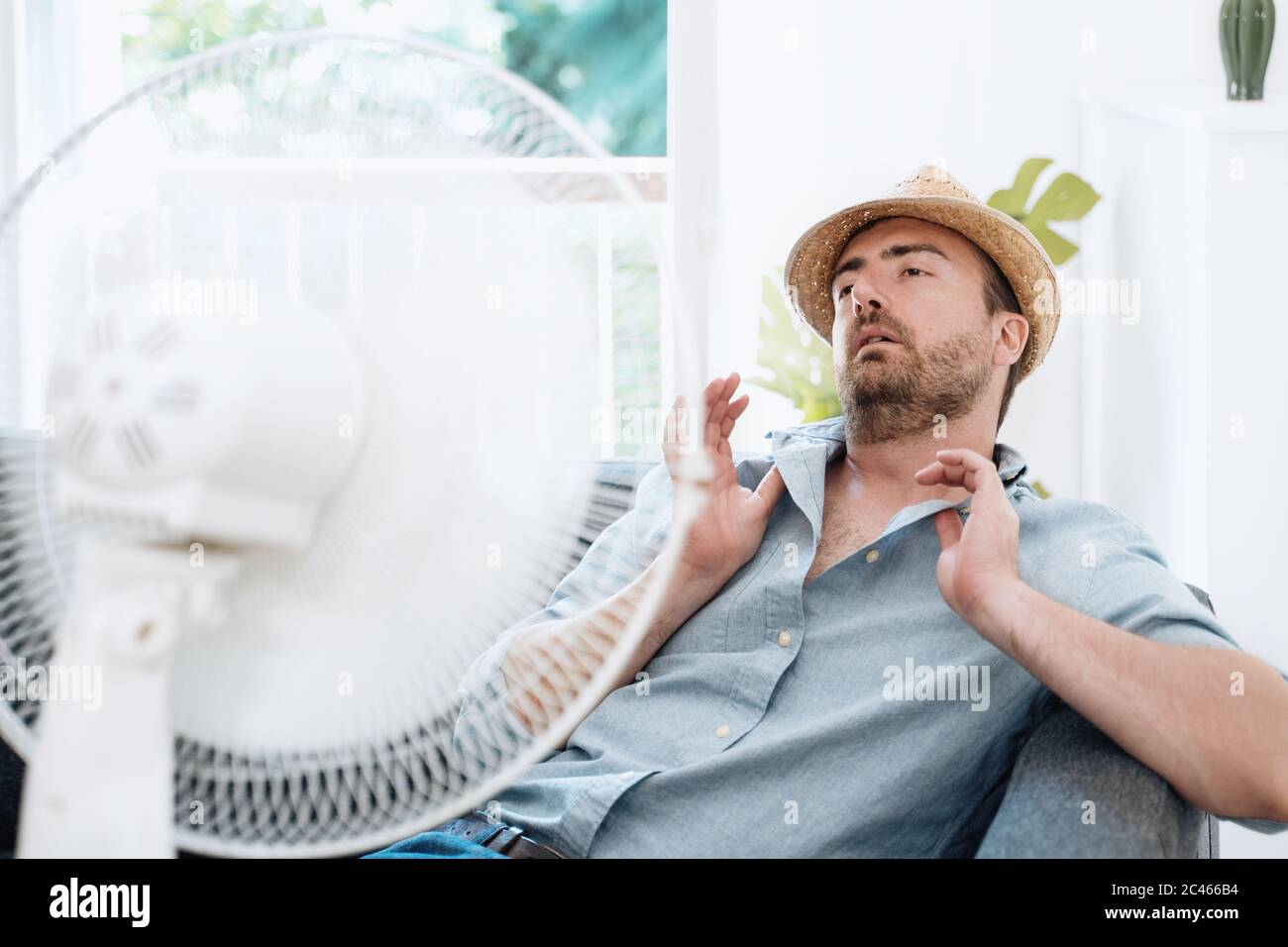 Hot Temperature Sweating High Resolution Stock Photography and Images ...