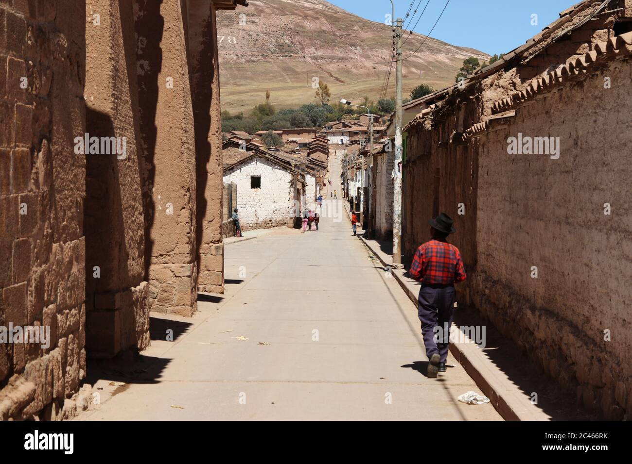 Small village in the Andes of Peru Stock Photo - Alamy