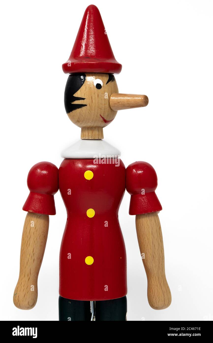 Pinocchio wood puppet isolated hi-res stock photography and images - Alamy