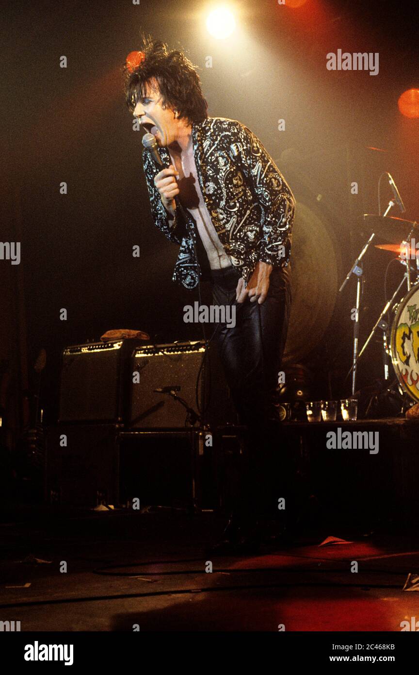 Lux Interior from The Cramps live at the Brixton Academy. London, April ...