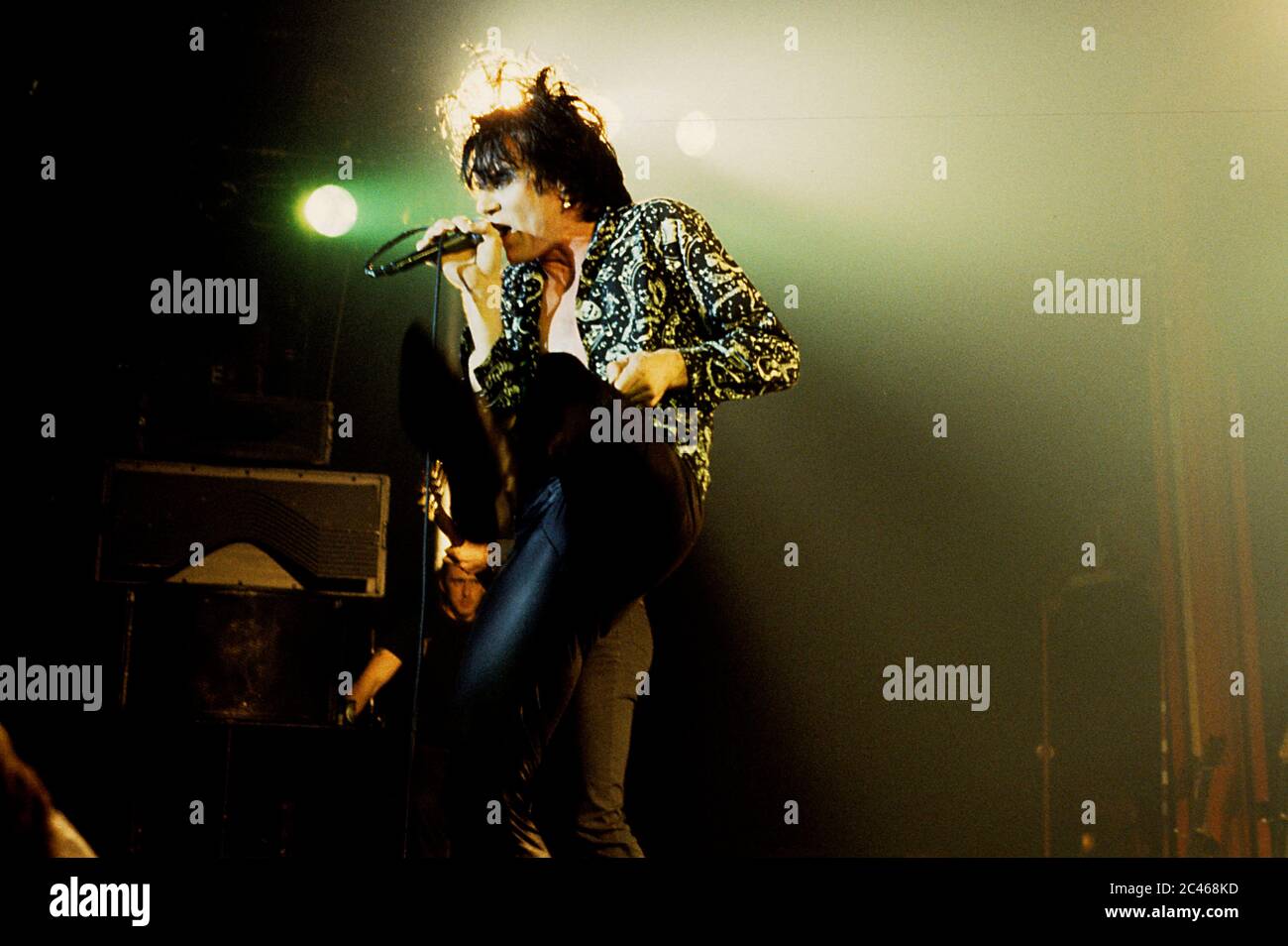 Lux Interior from The Cramps live at the Brixton Academy. London, April ...