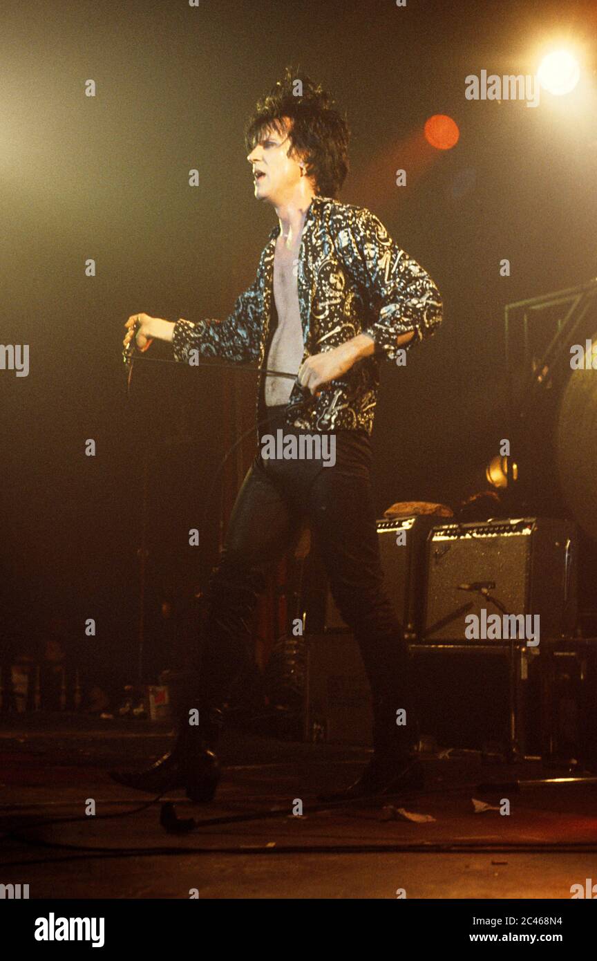 Lux Interior from The Cramps live at the Brixton Academy. London, April ...