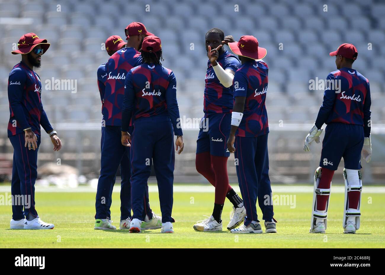 Taking wicket nkrumah bonner west indies hi-res stock photography and ...