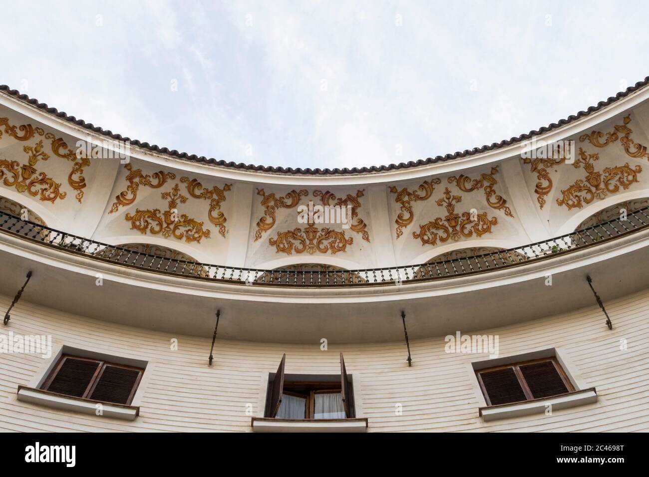 Curved balcony hi-res stock photography and images - Alamy