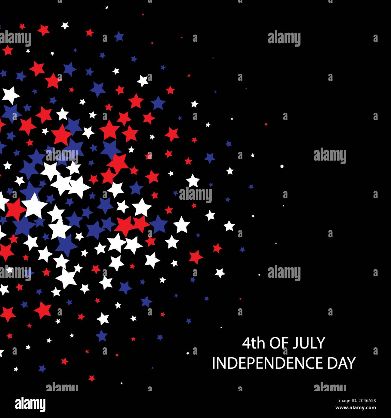 National American Stars Background. USA 4th of July Independence Day ...