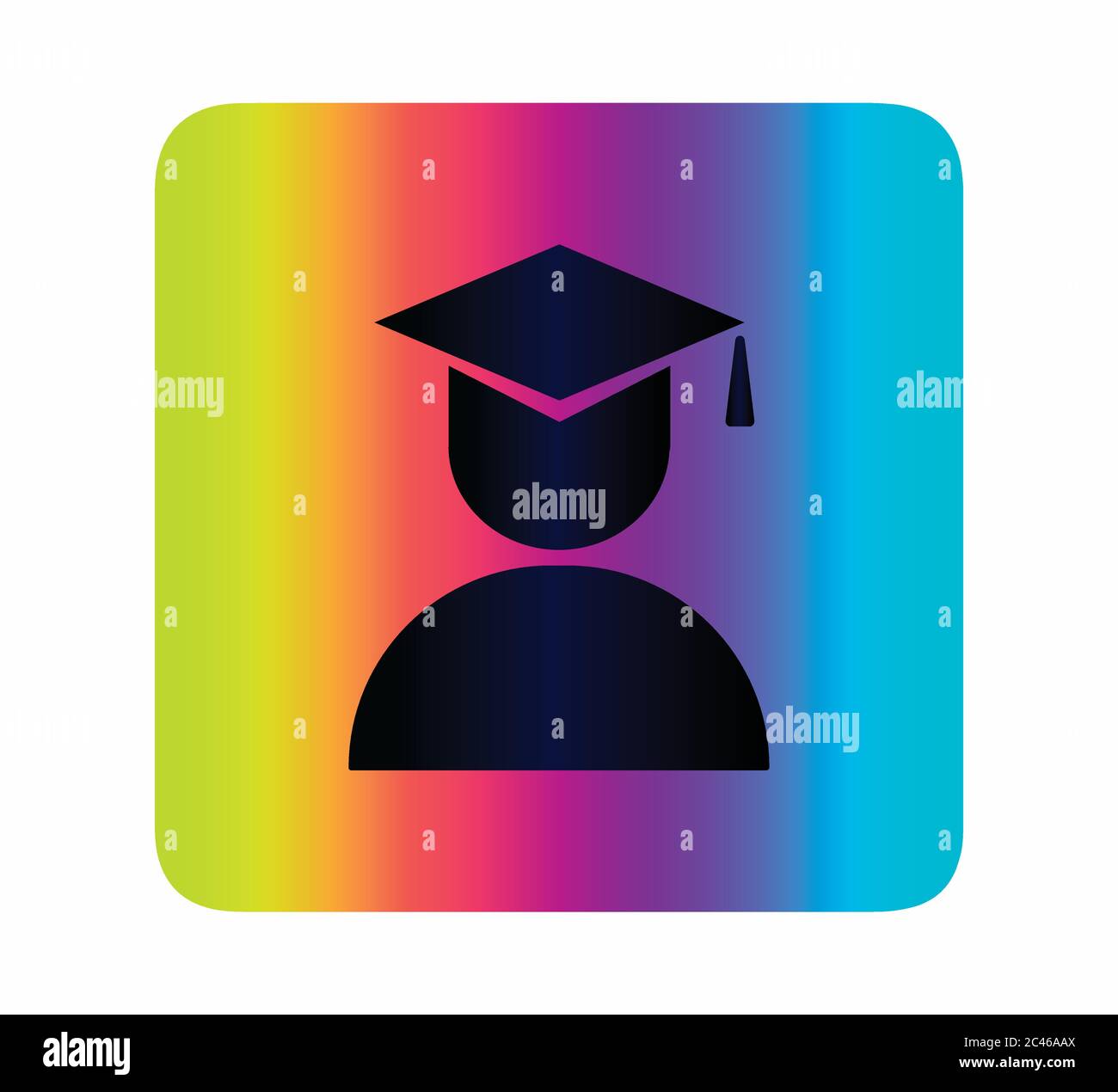 higher education icon neon style Stock Vector Image & Art - Alamy