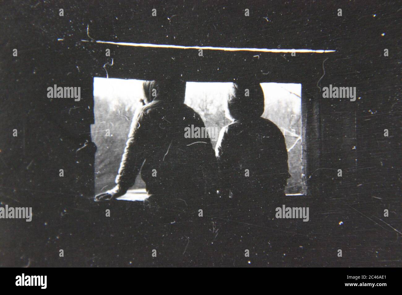 Fine 70s vintage black and white lifestyle photography of two girls ...