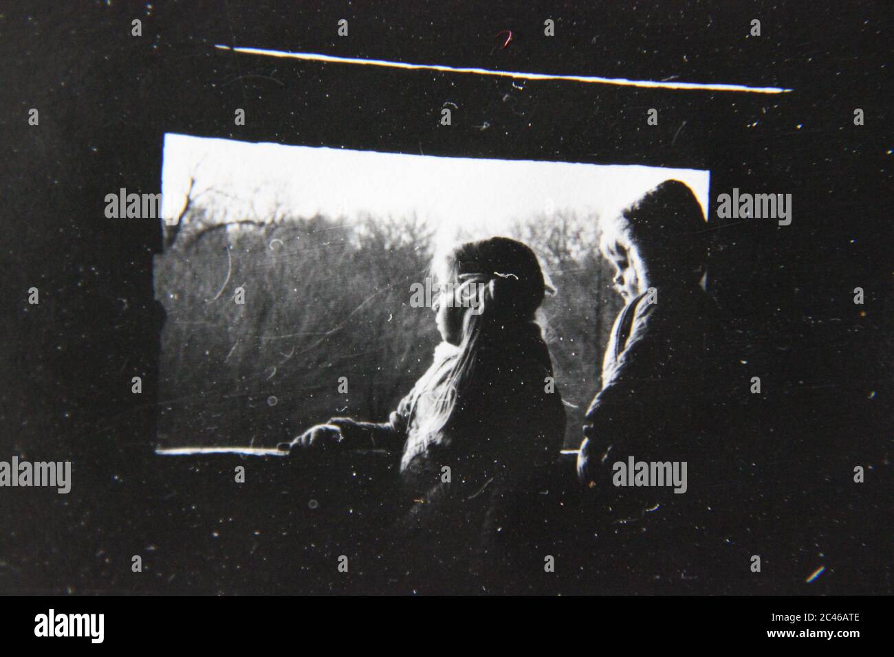 Fine 70s vintage black and white lifestyle photography of two girls ...