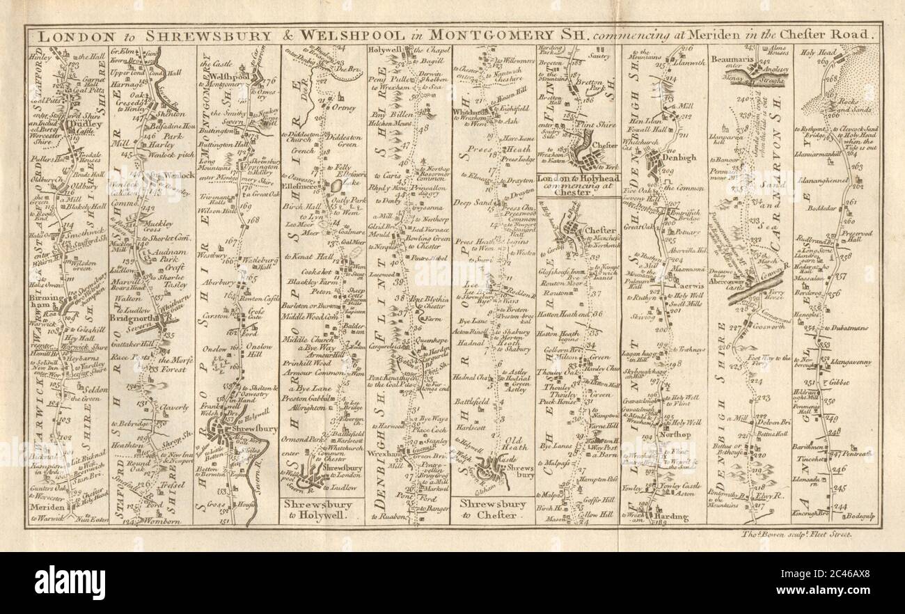 Map of holyhead hi-res stock photography and images - Alamy