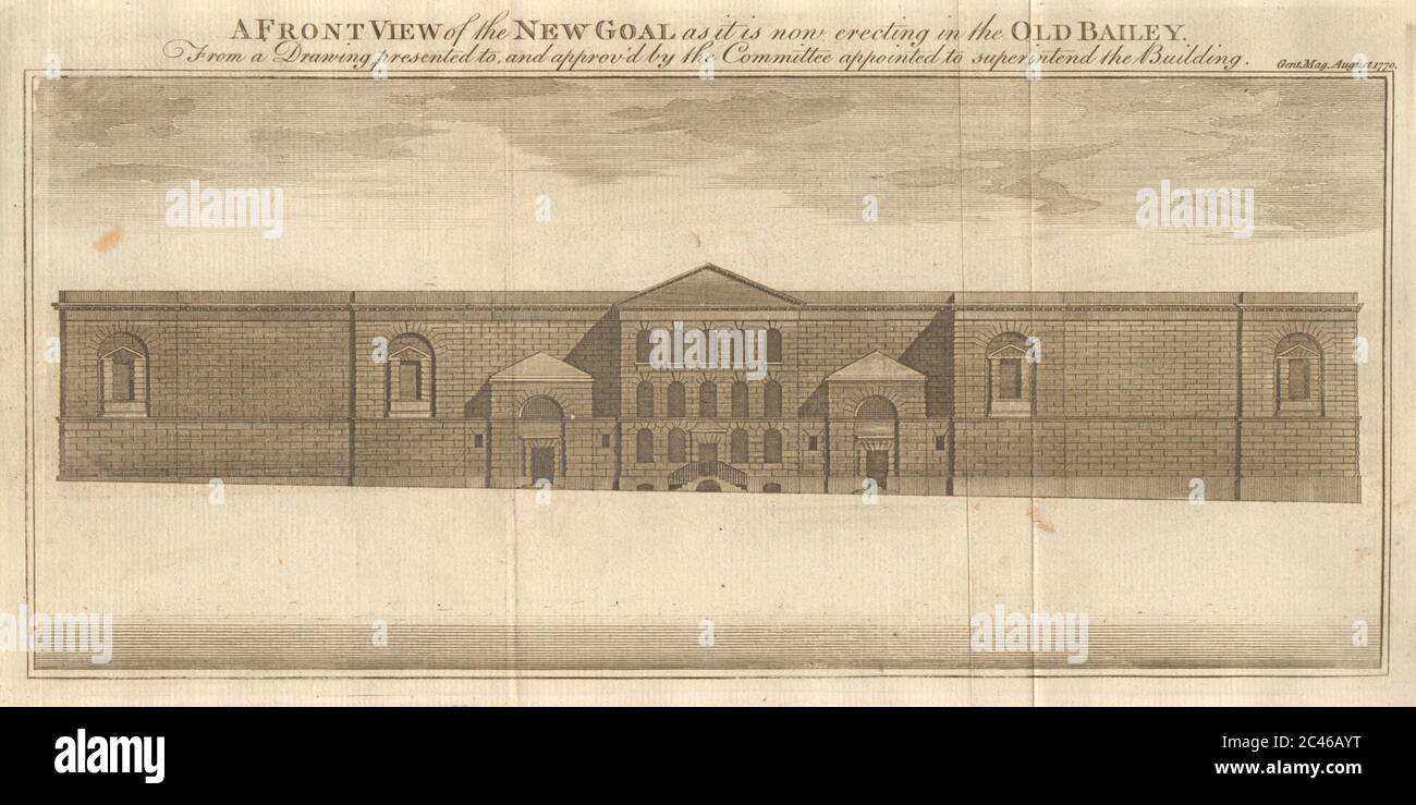 Newgate prison 18th century hi-res stock photography and images - Alamy
