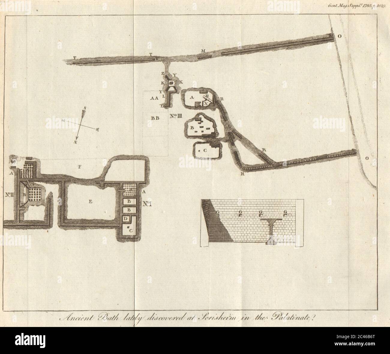 18th century map of bath hi-res stock photography and images - Alamy