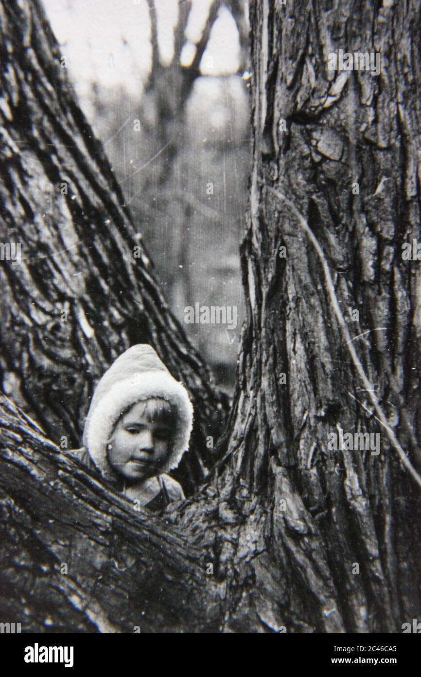 Fine 70s vintage black and white lifestyle photography of a young girl ...