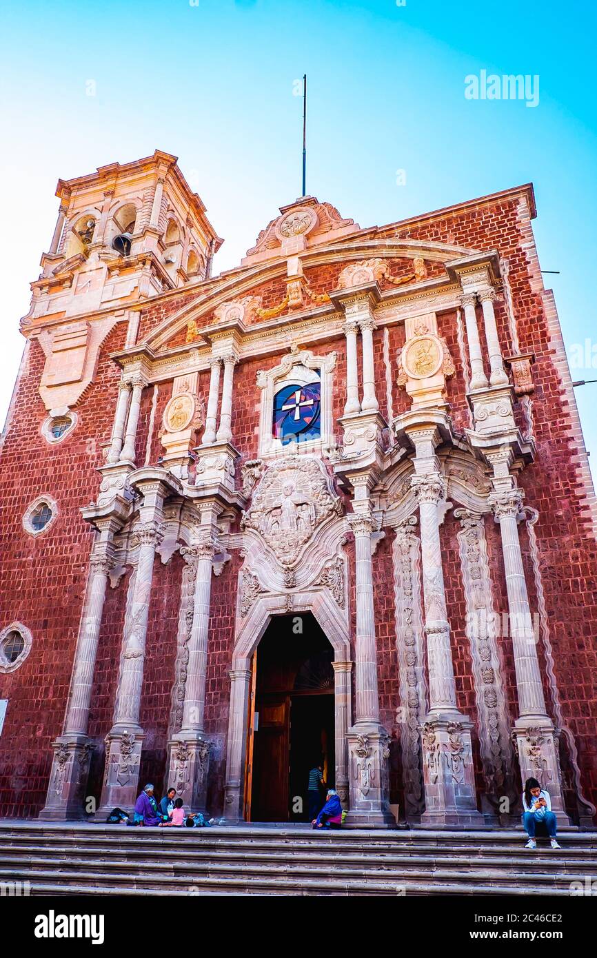 Historical Town Queretaro in Mexico Stock Photo - Alamy
