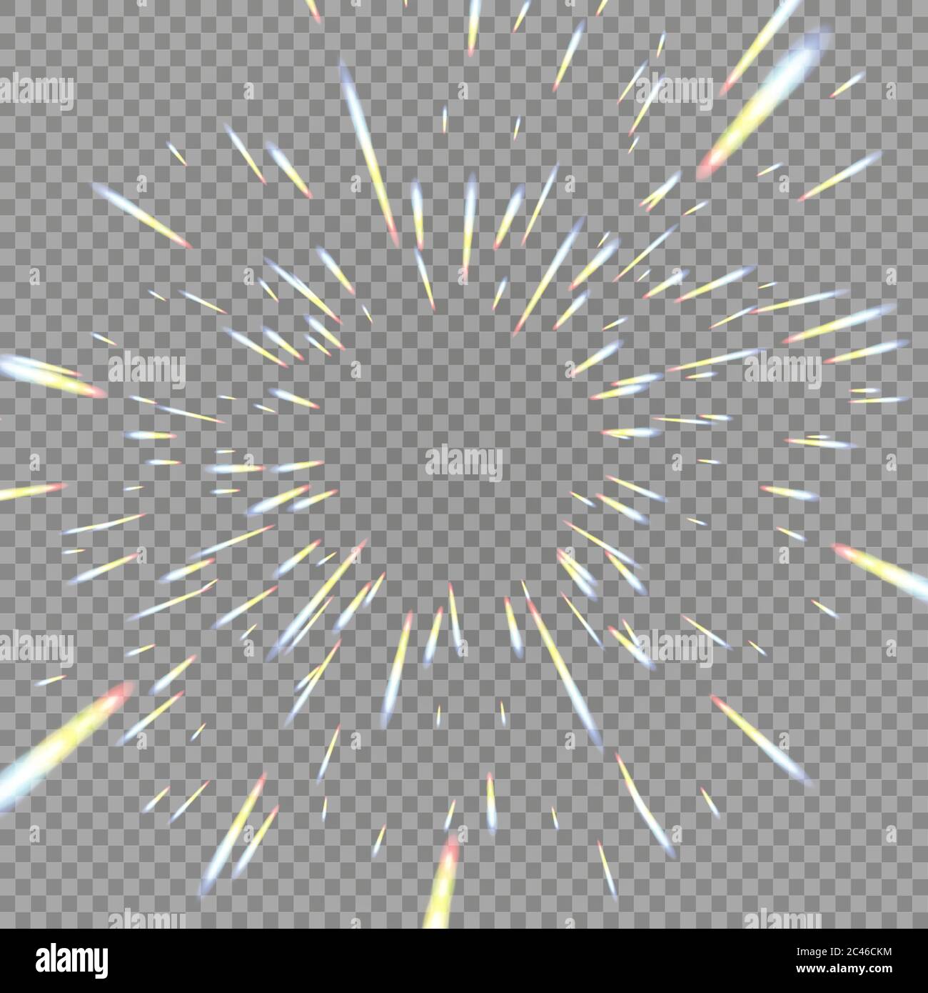 Holographic transparent reflections flare isolated on transparent ...