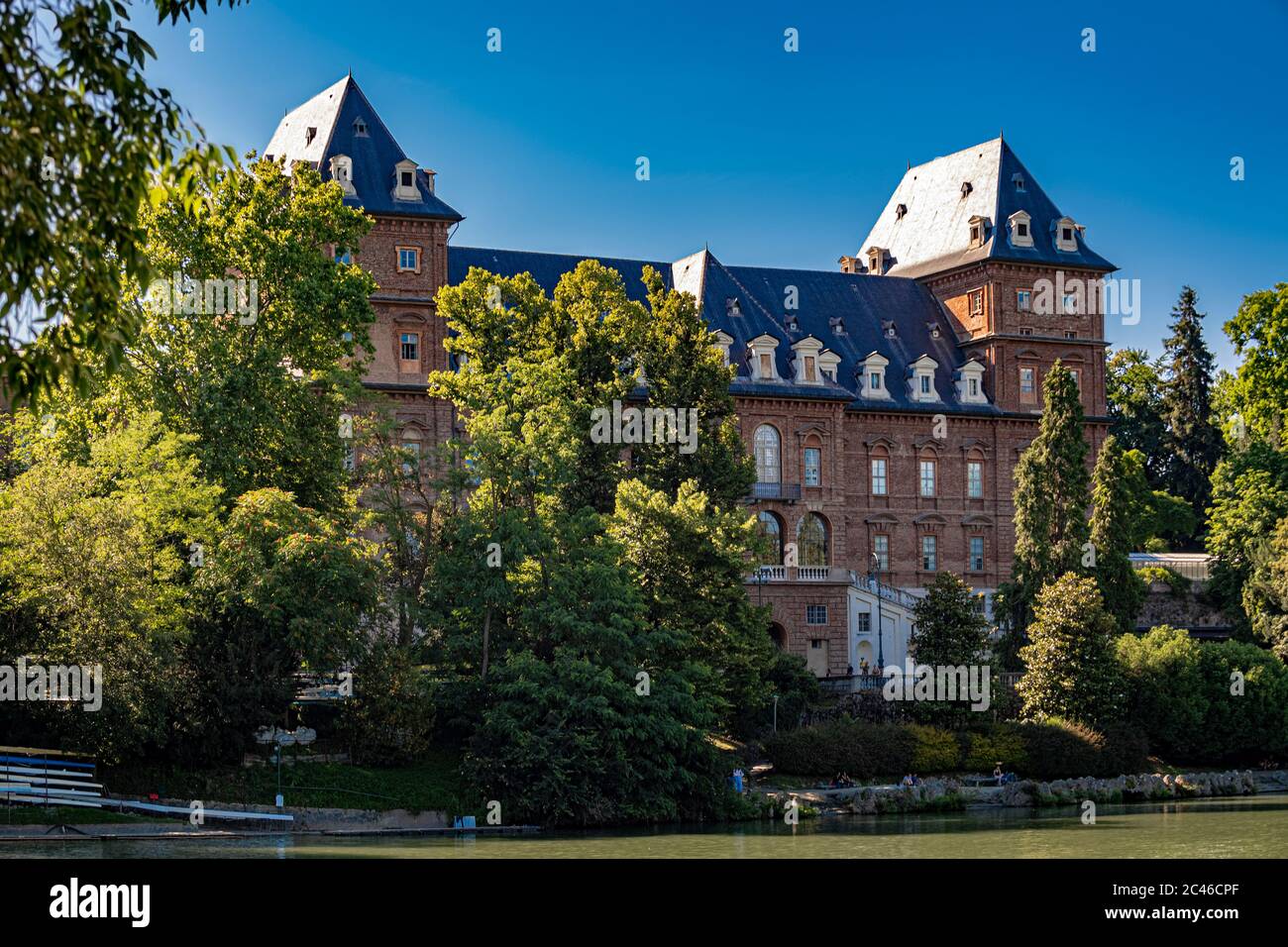 Italy Piedmont Turin Valentino castle Stock Photo - Alamy