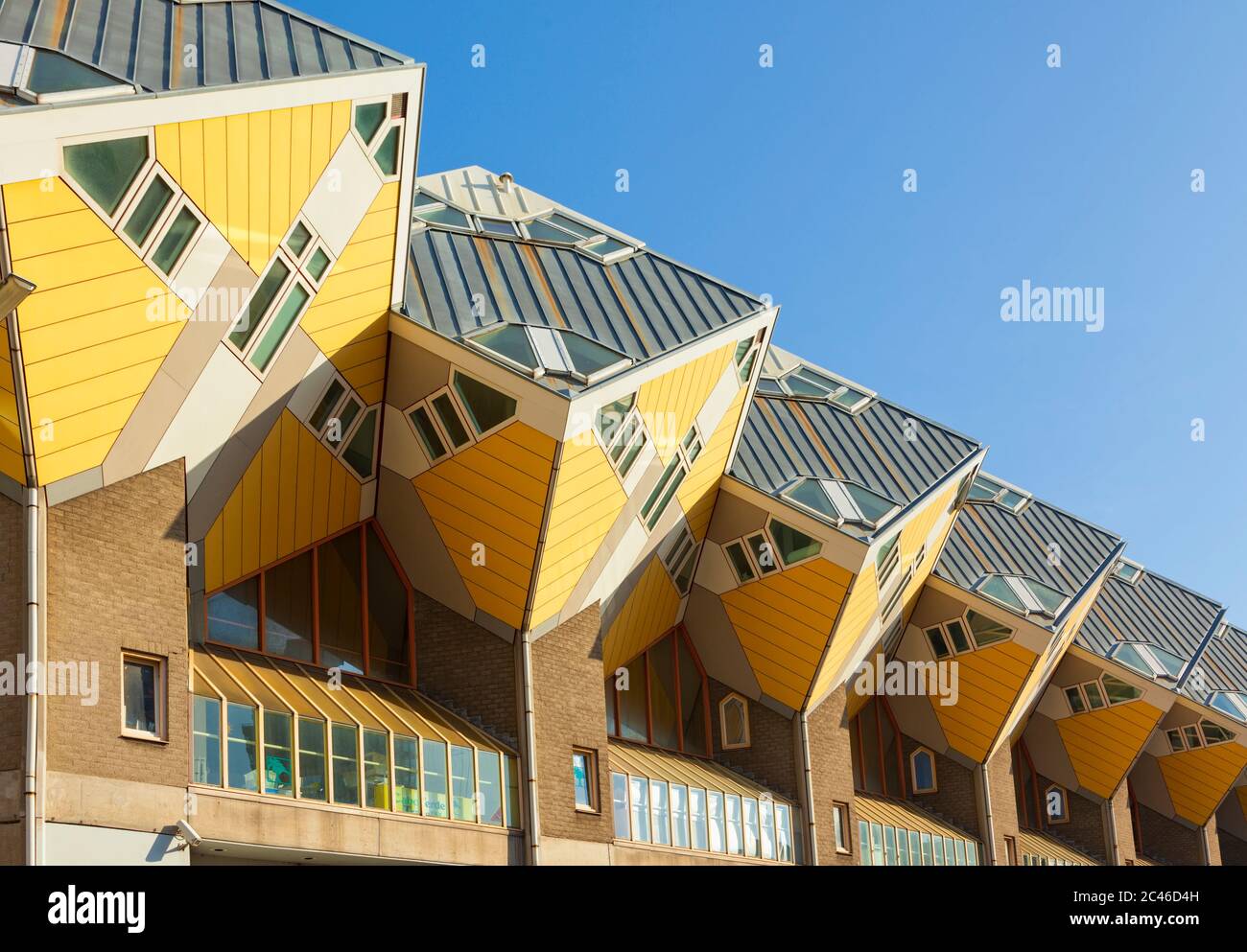 Designed by architect piet blom rotterdam hi-res stock photography and ...