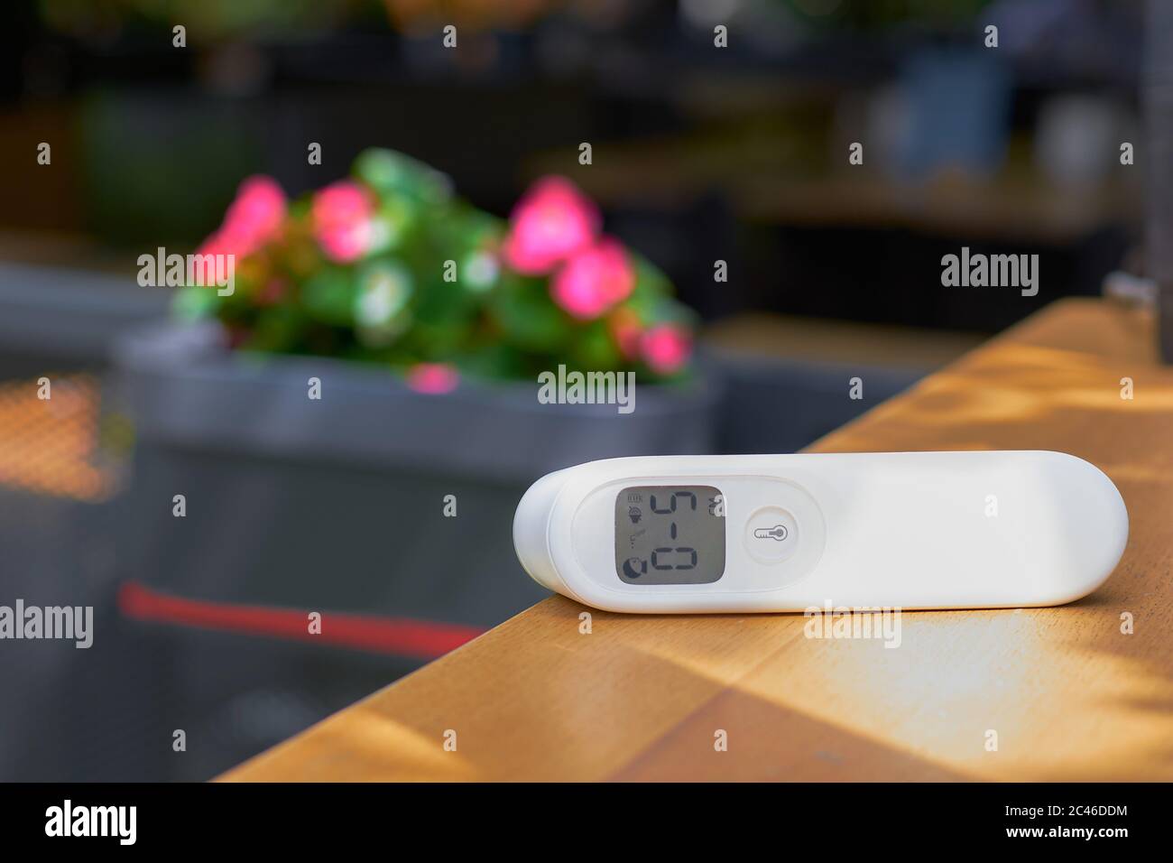New Normal, Digital infrared thermometer for checking of temperature ...