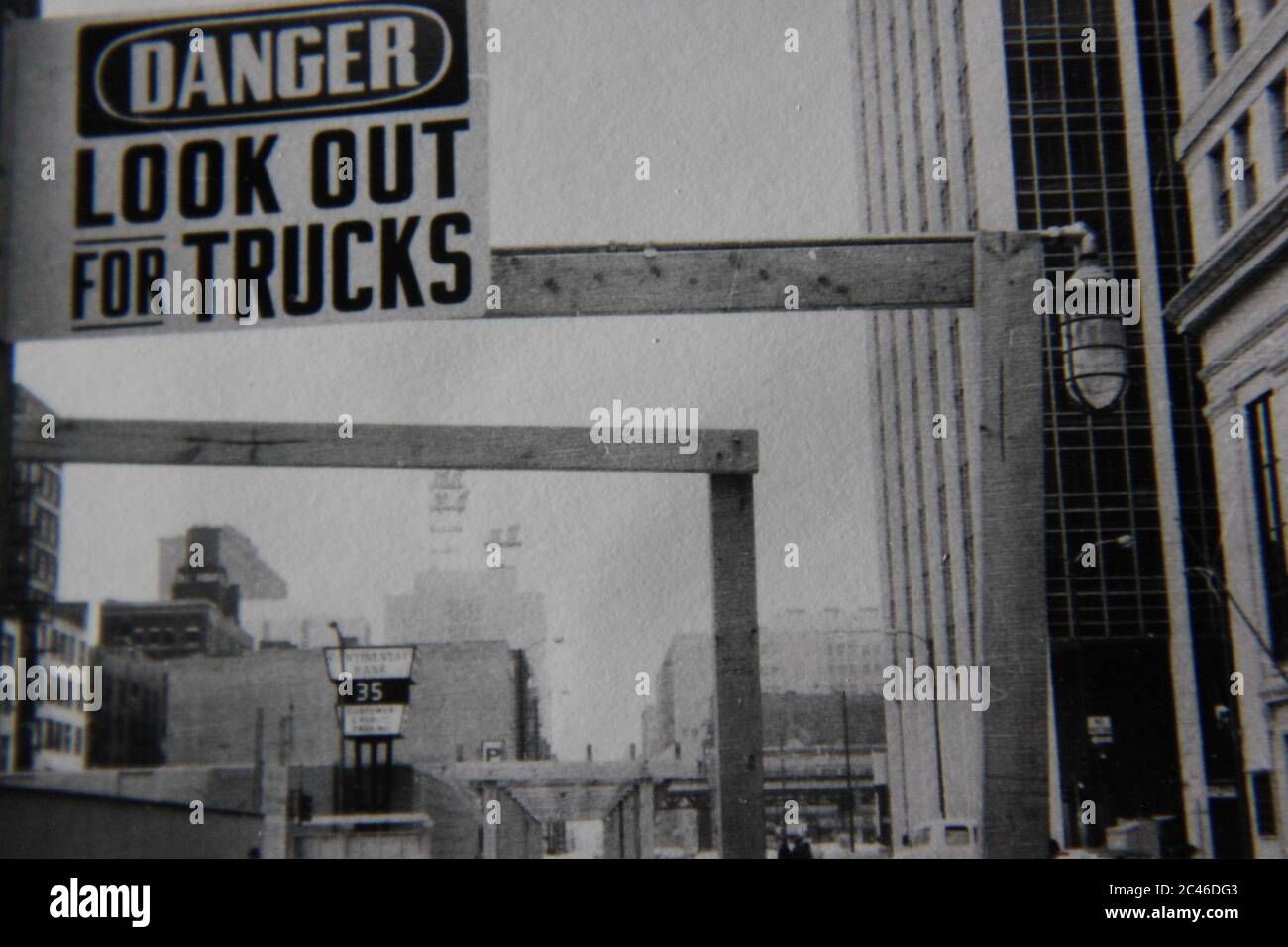 Fine 70s vintage black and white lifestyle photography of a sidewalk ...