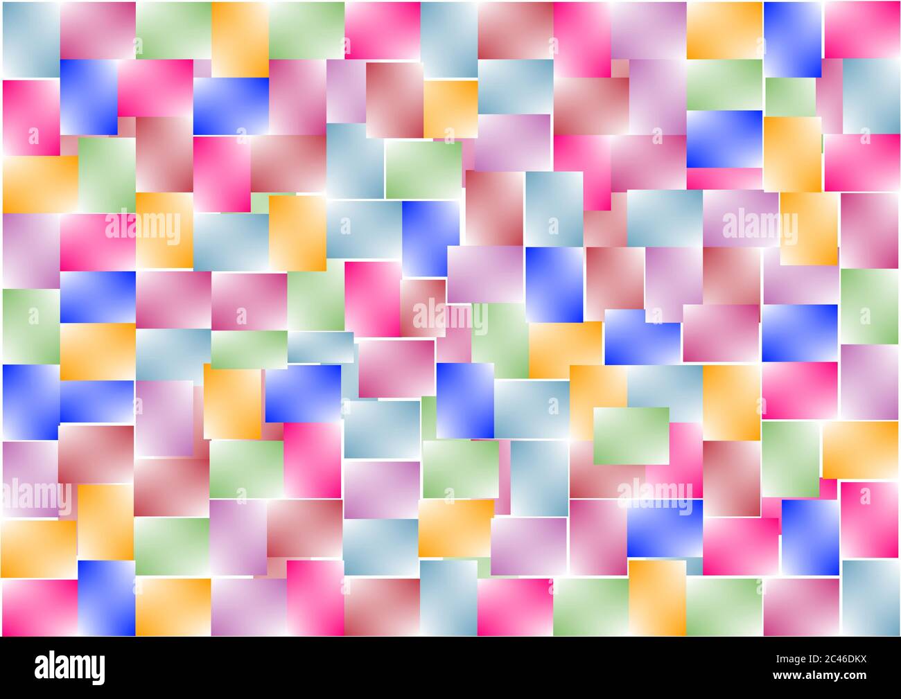 Colorful mosaic of stones with shiny effect and dark edges Stock Photo ...