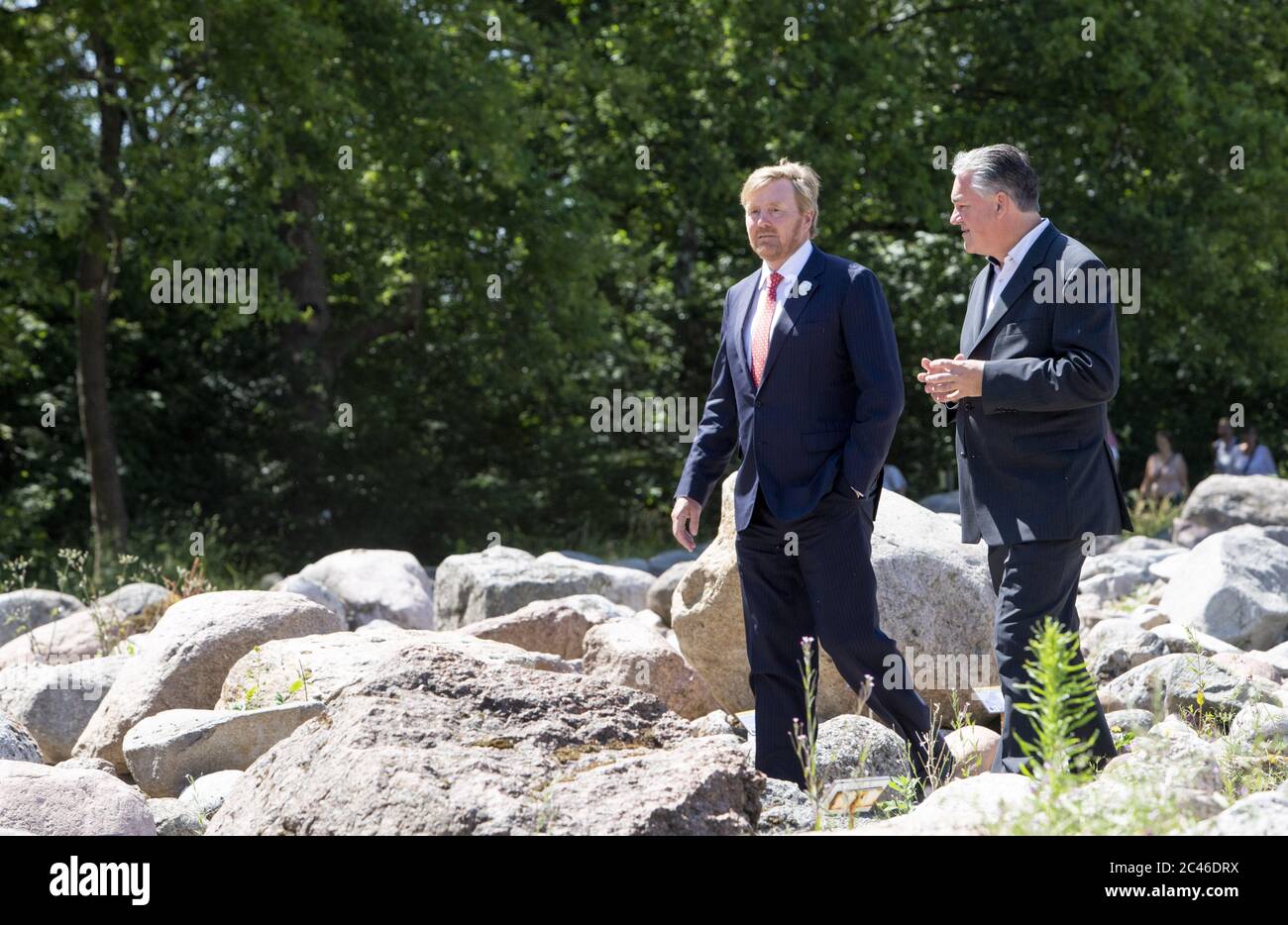 Borger, Netherlands. 24th June, 2020. King Willem-Alexander of The ...