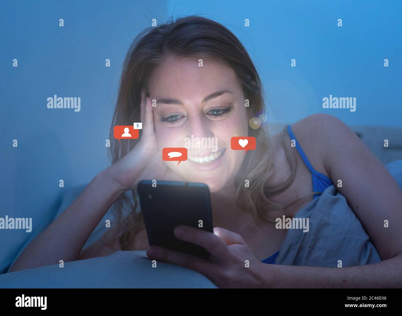 Attractive notification hi-res stock photography and images - Alamy