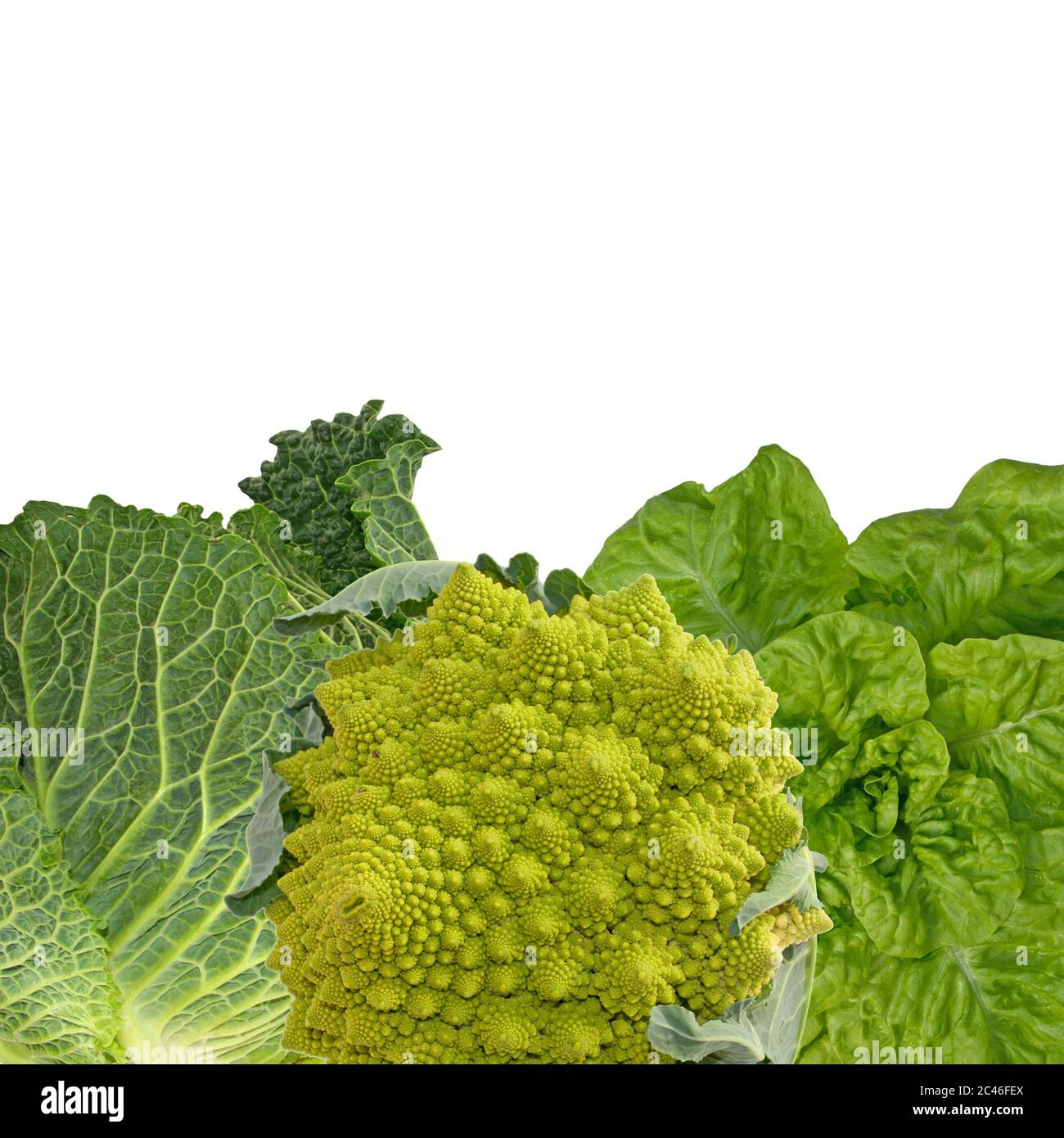 Green vegetables in a collage against white background Stock Photo - Alamy