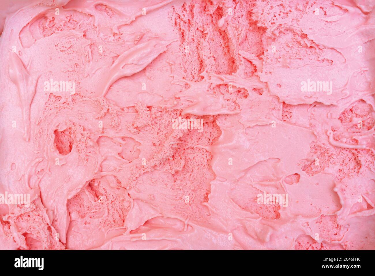 Strawberry Ice Cream Texture