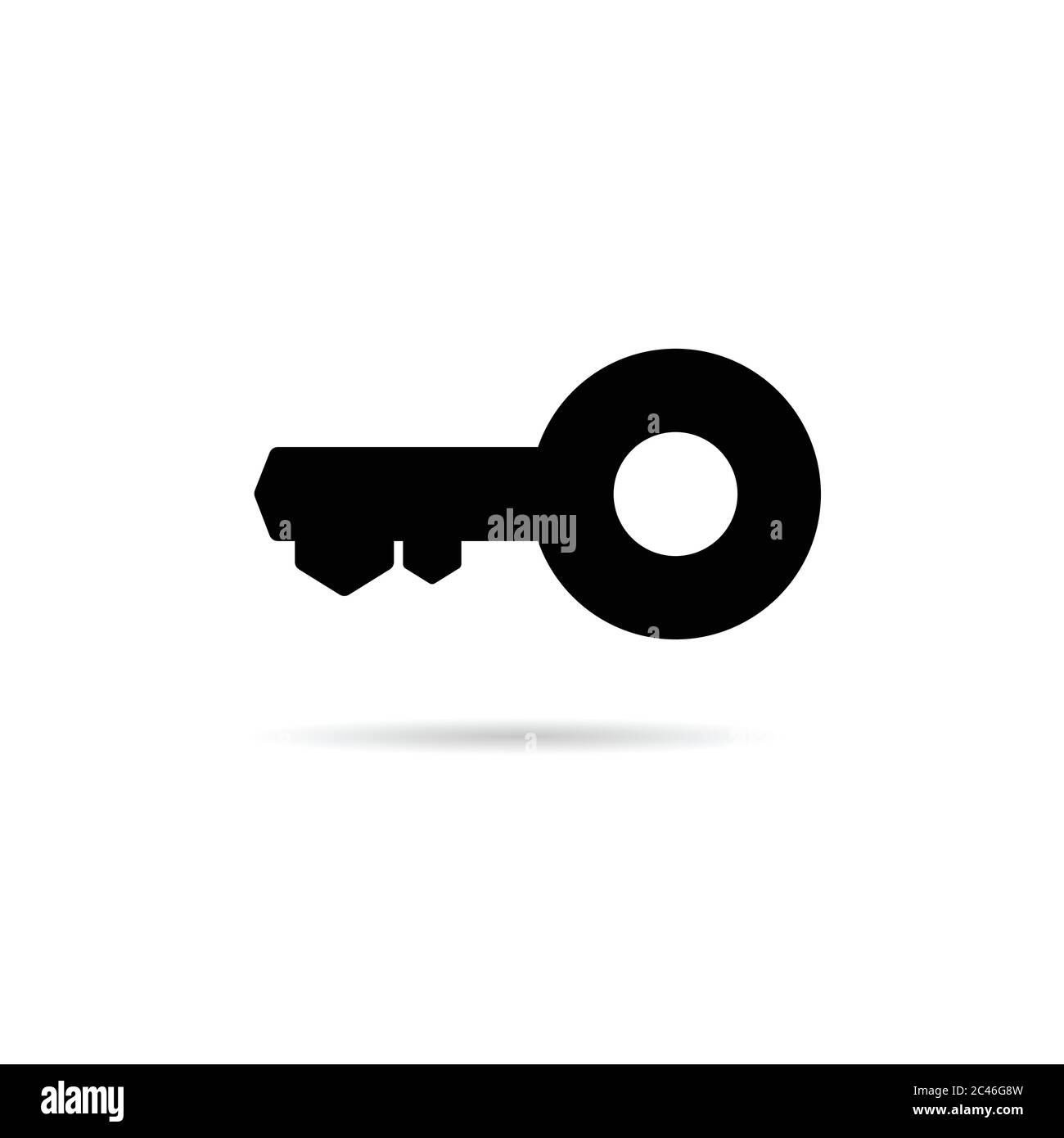 key in black Stock Vector Image & Art - Alamy