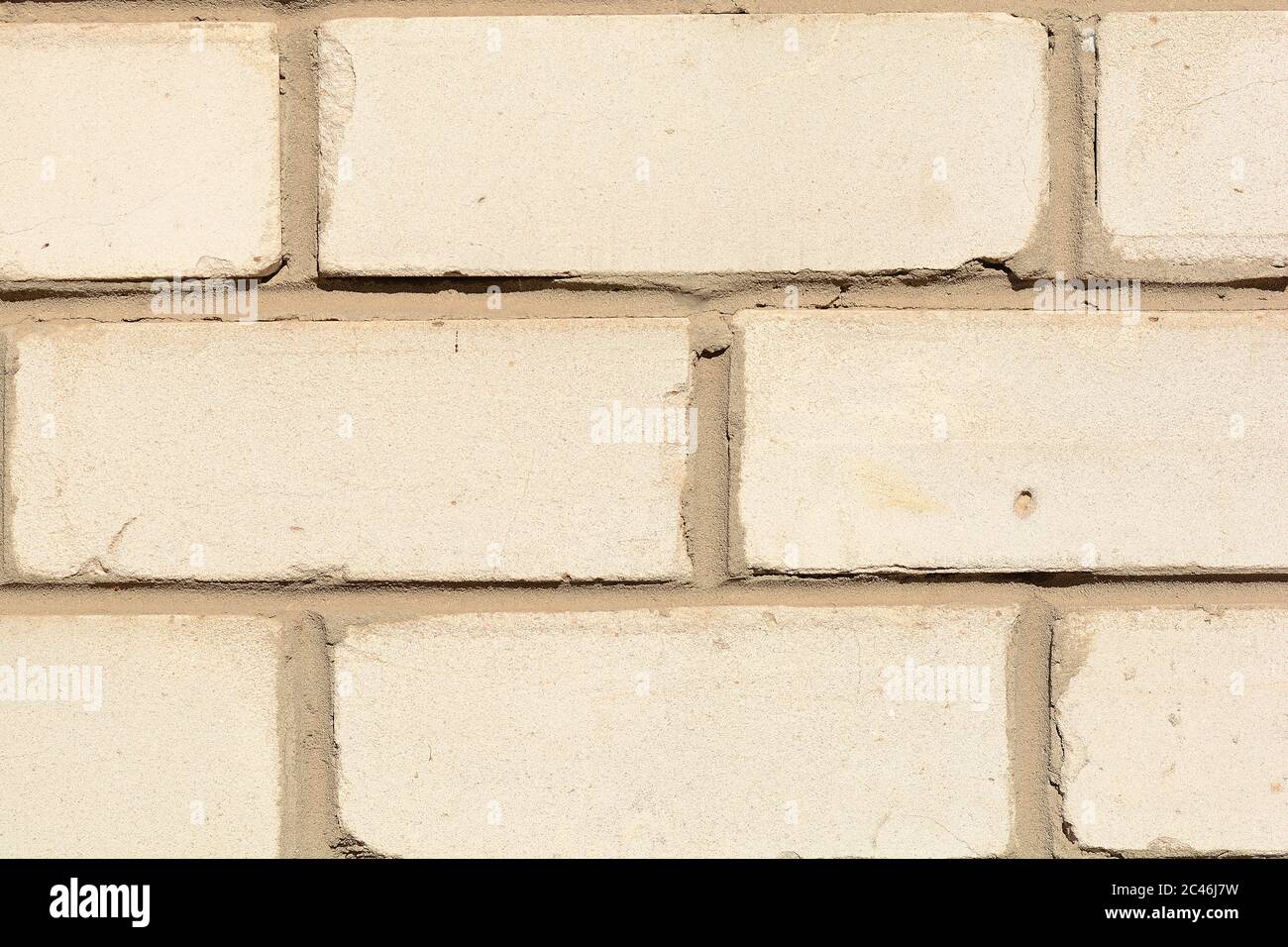 Modern white brick wall texture for background Stock Photo - Alamy