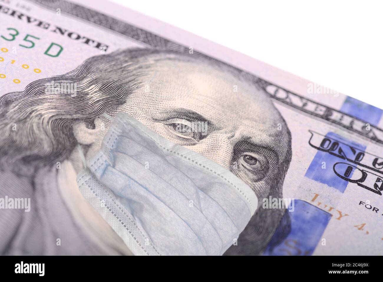 100 dollar bill mask hi-res stock photography and images - Alamy