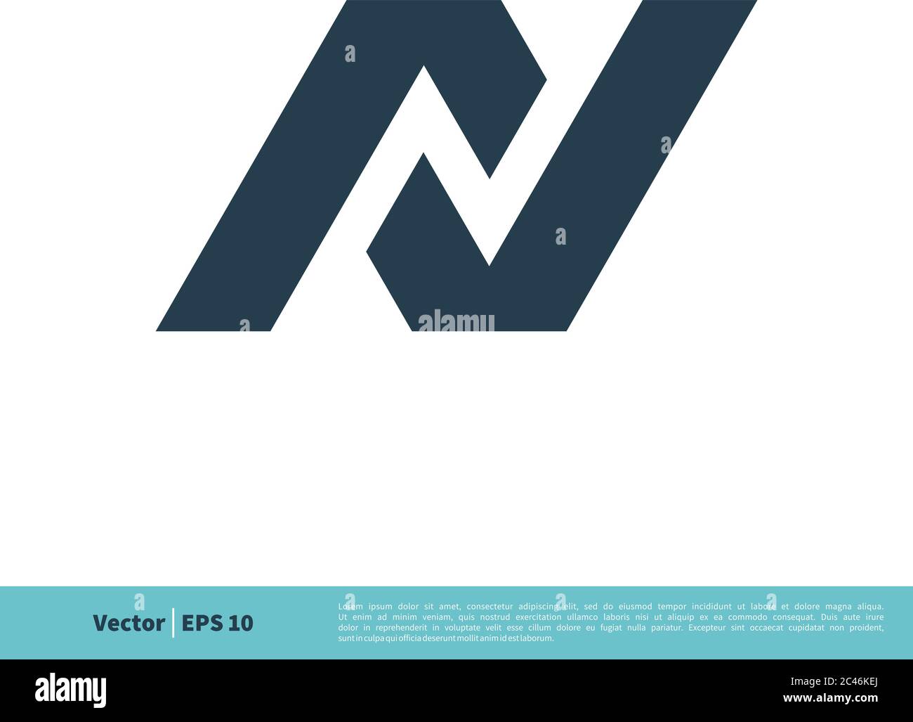 Letter N Icon Vector Logo Template Illustration Design. Vector EPS 10 Stock Vector Image & Art ...