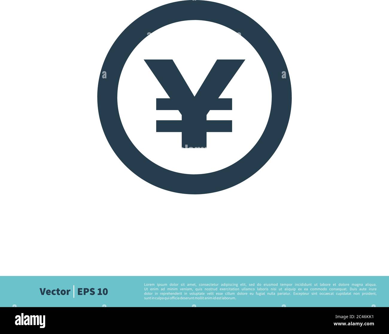 Currency Sign, Yen Money Icon Vector Logo Template Illustration Design ...