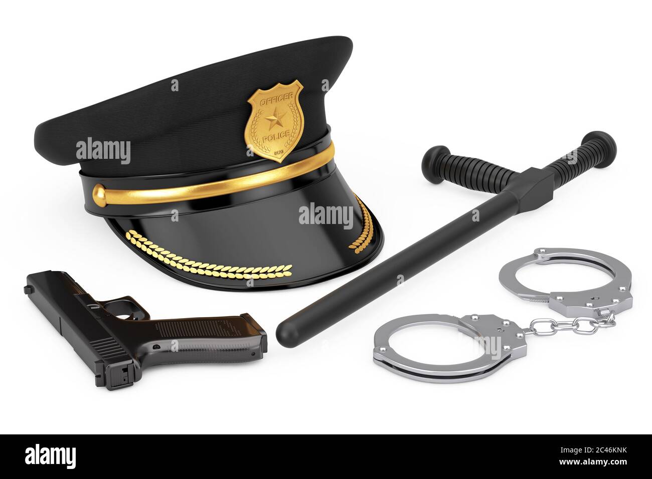 Sheriff badge and handcuffs hi-res stock photography and images - Alamy