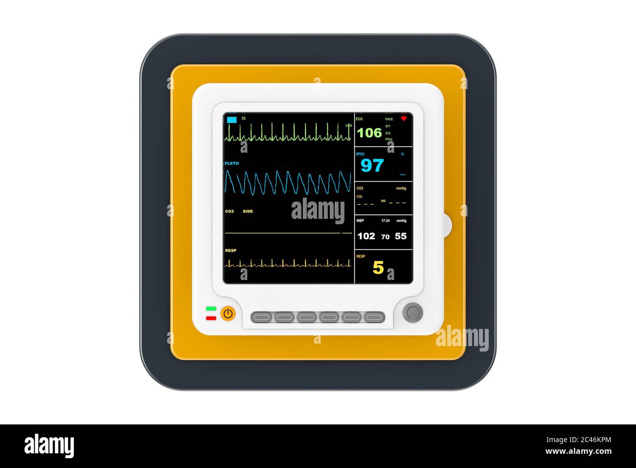 Pacemaker monitoring Cut Out Stock Images & Pictures - Alamy