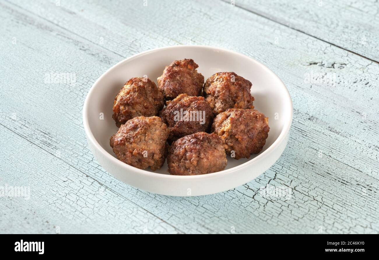 Cooked meat balls hi-res stock photography and images - Alamy