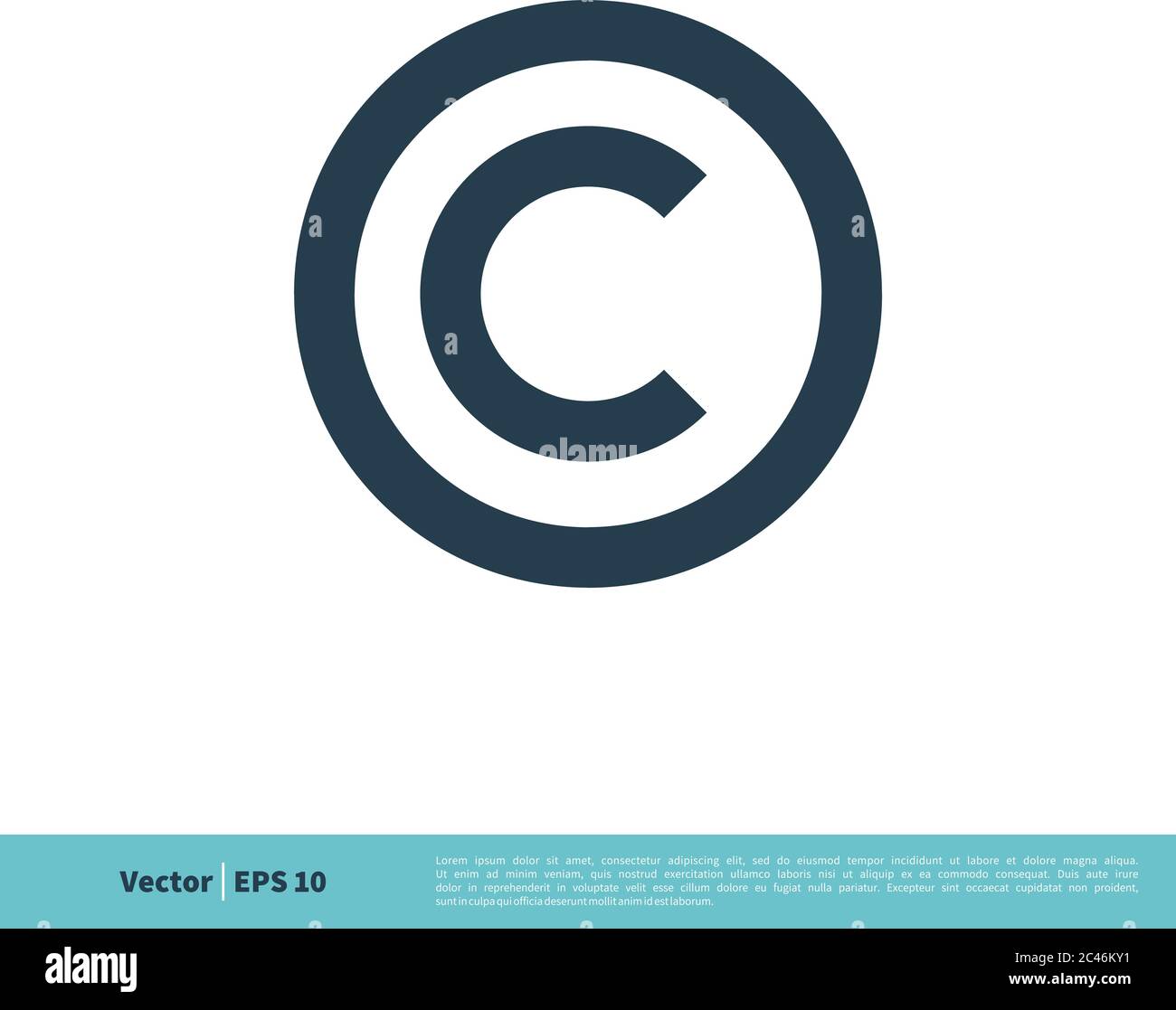Copyright Icon Vector Logo Template Illustration Design. Vector EPS 10 ...