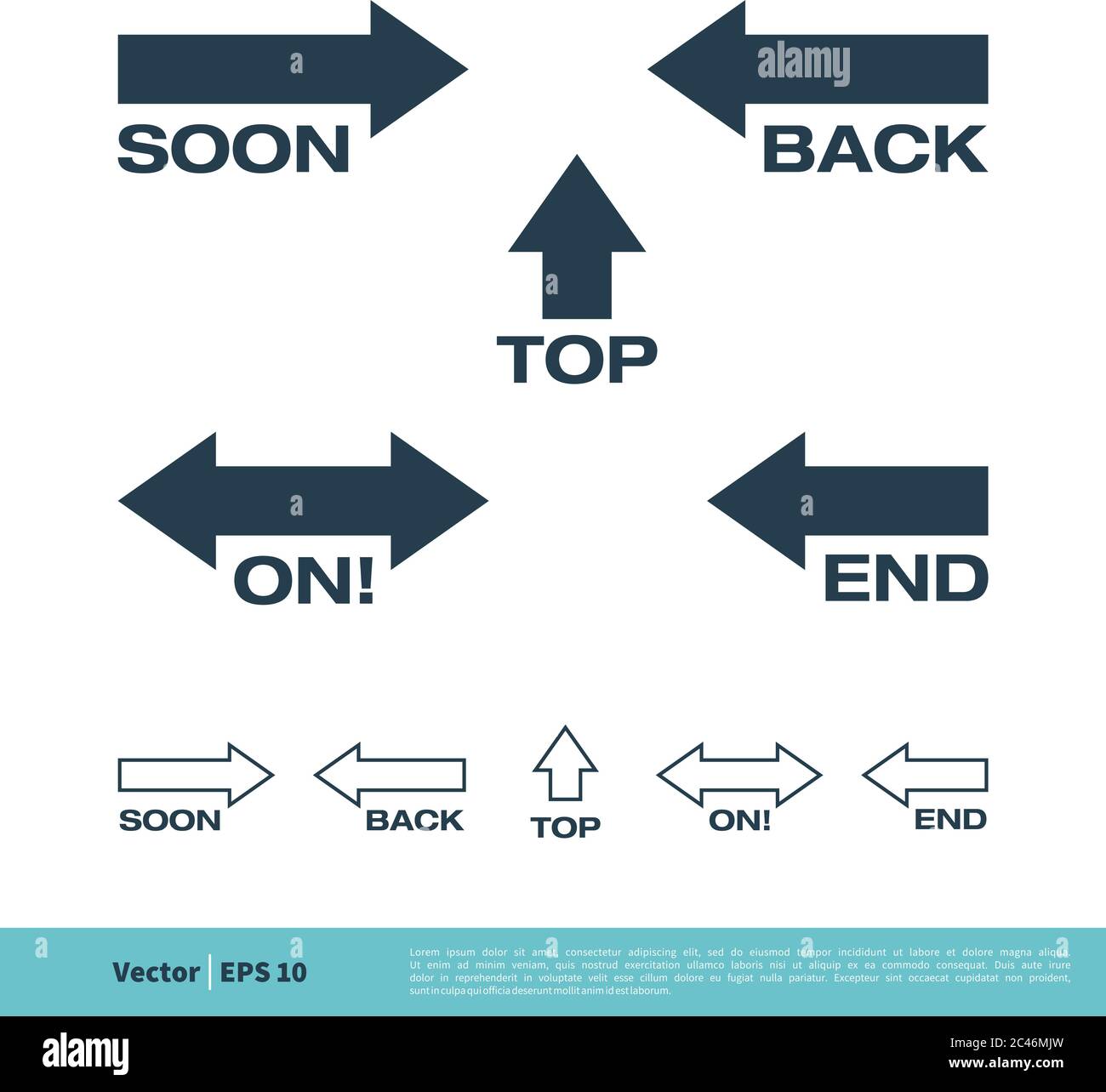 Back soon logo Stock Vector Images - Alamy