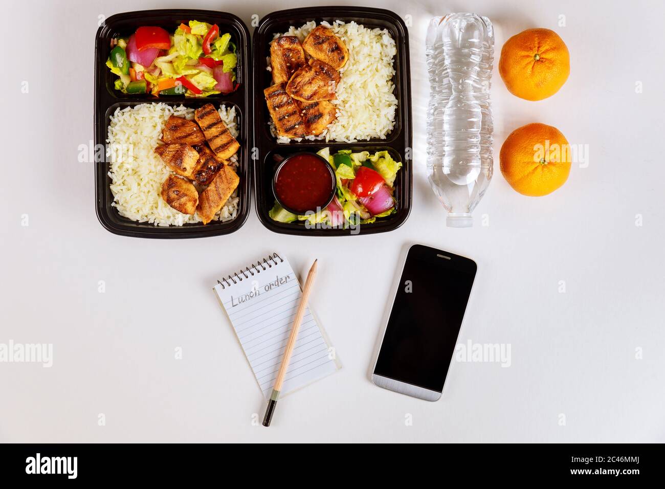 Take away menu and phone hi-res stock photography and images - Alamy