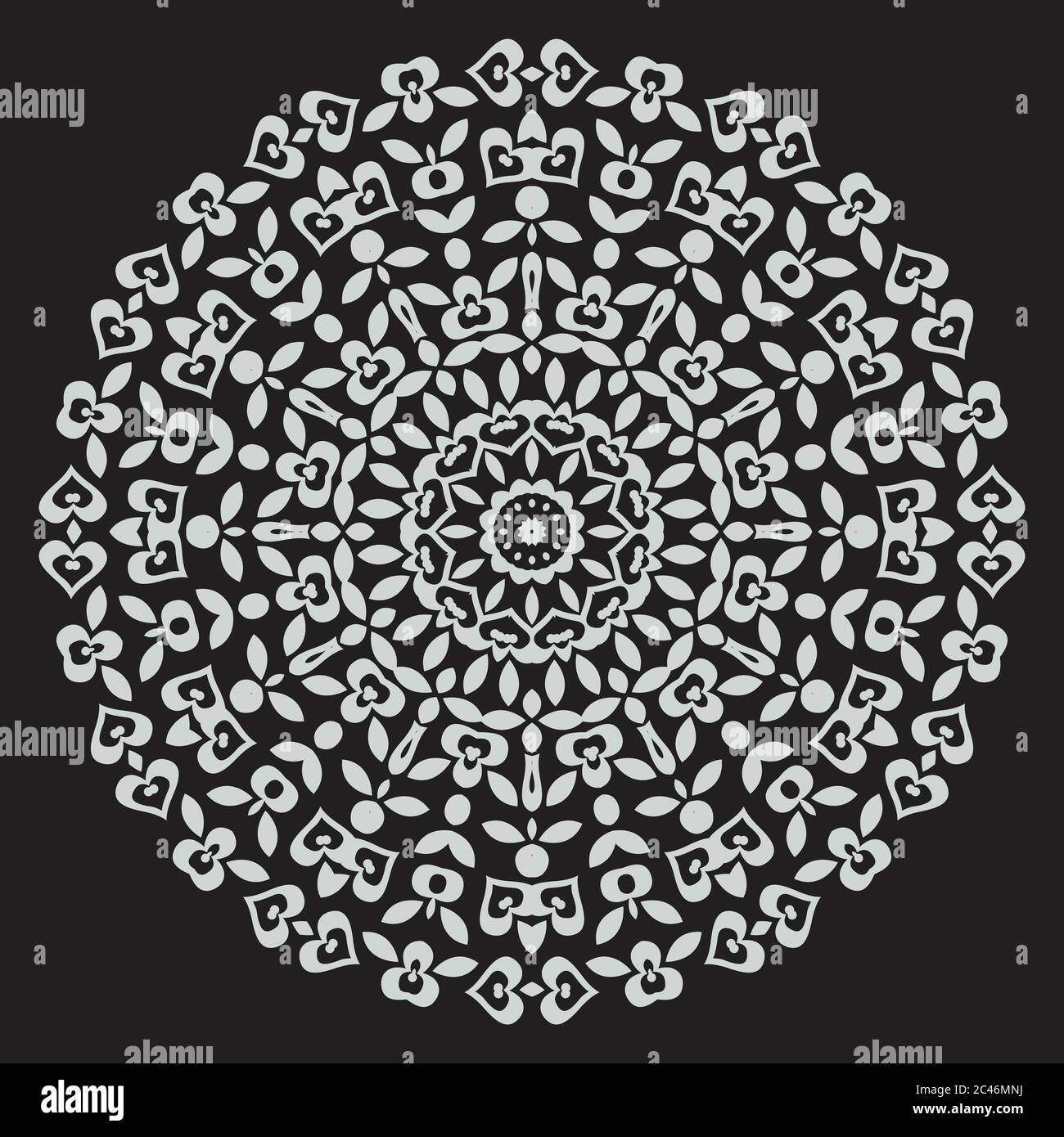 Mandala pattern vector vectors hi-res stock photography and images - Alamy
